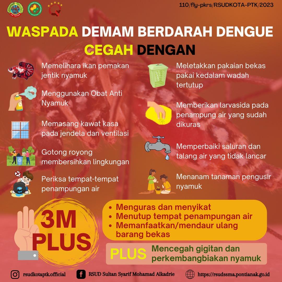informasi - Kasus DBD Meningkat, Mari Cegah Dengan 3M Plus | RSUD ...